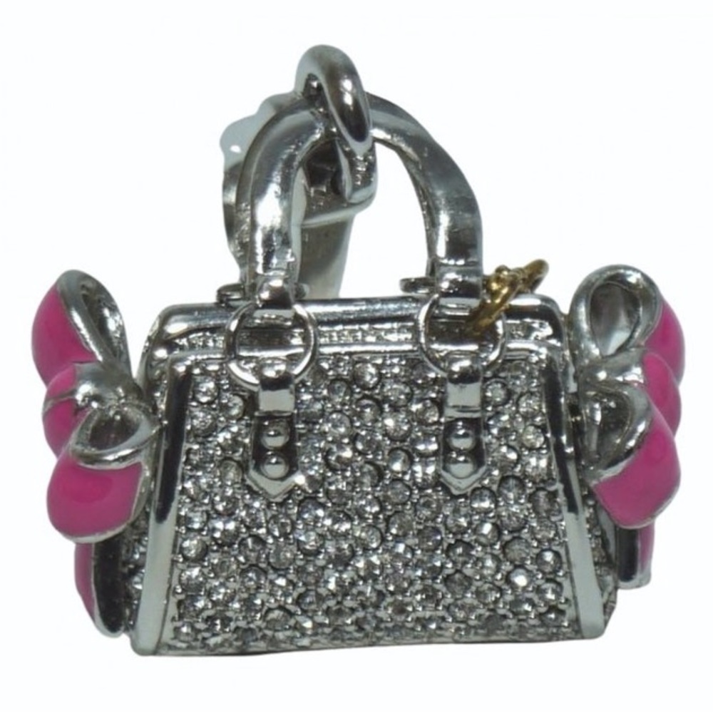 New Juicy Couture Pave Status Daydreamer Bag Charm - Gem